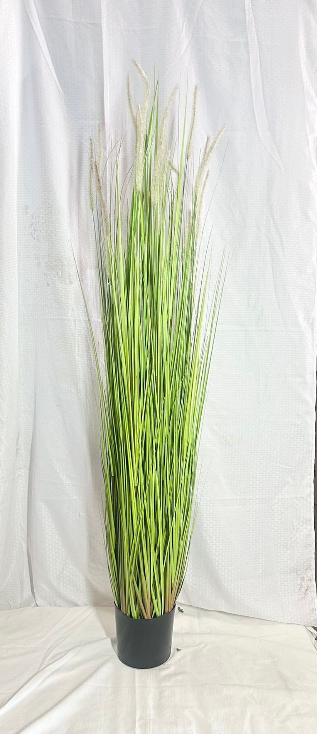 72"h Real-touched Tall Grass in Pot, Indoor-outdoor Home Decor ...