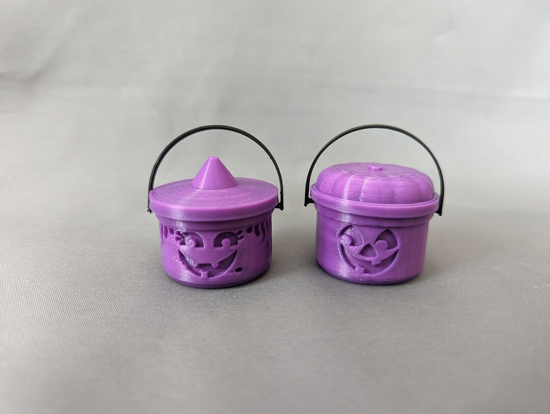 Mini Halloween Boo Buckets Mcdonalds Vintage Retro Purple 3D Print - Etsy