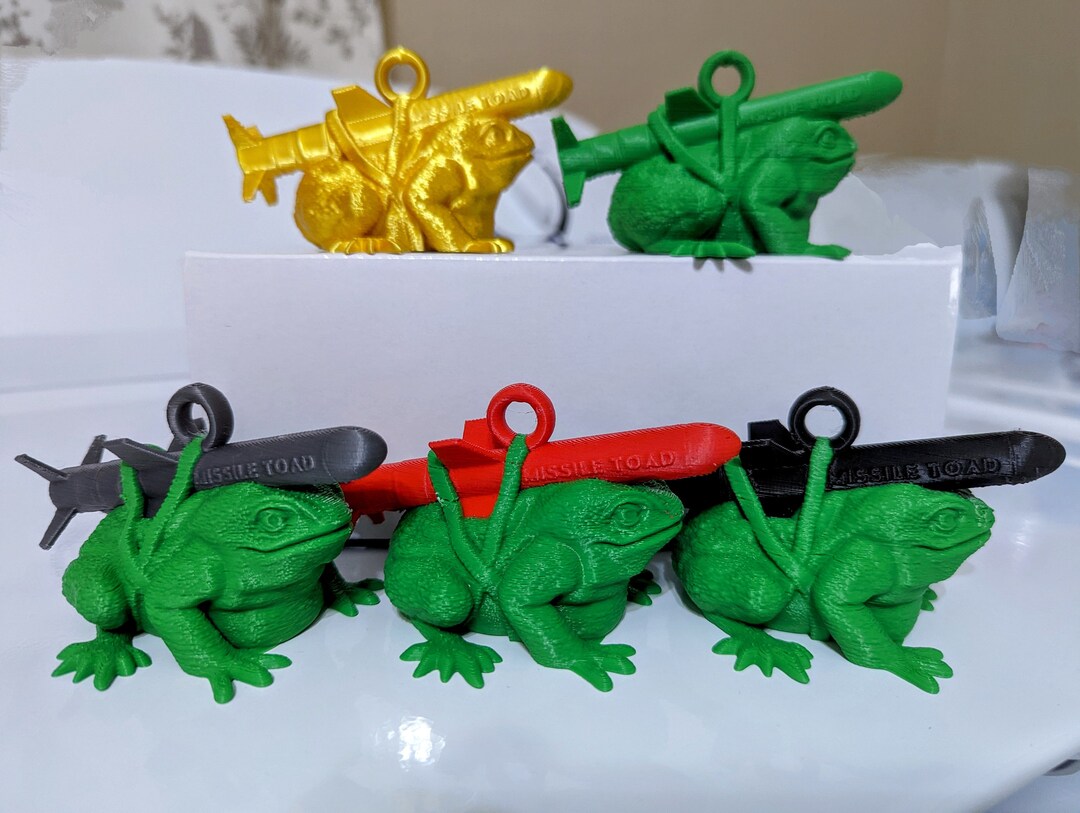 Missile Toad Christmas Ornament 3D Print - Etsy