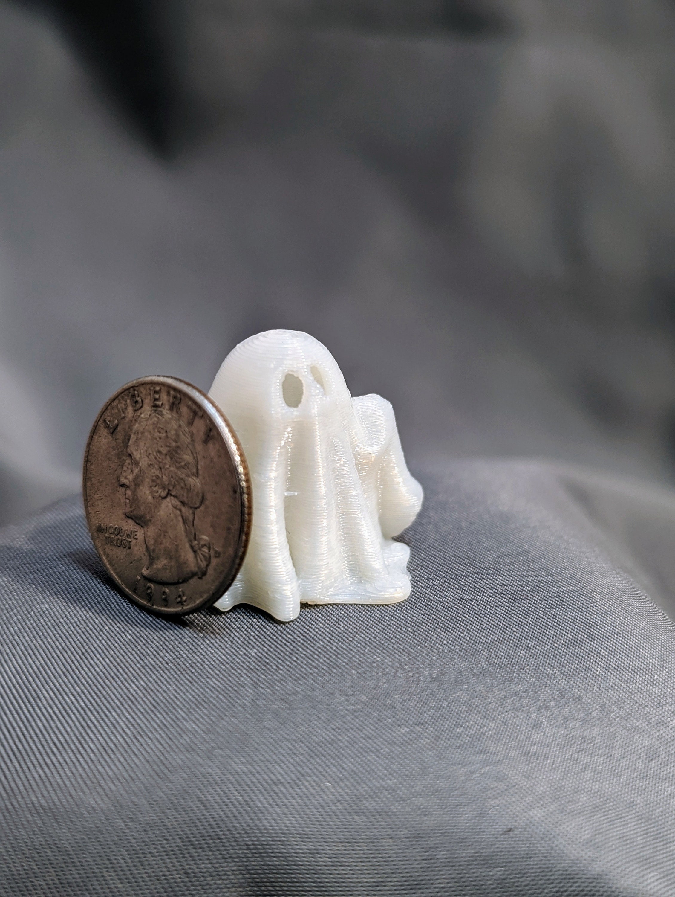 Mini Ghost Figure for Halloween Decoration 3D Printed - Etsy