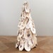 12.5 Cowrie White Washed Wood Tree, Shell Christmas Tree, Neutral Tree ...