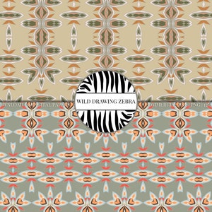 Decorative Printable Digital Paper Pack - With Abstract Floral ...