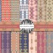 Decorative Printable Digital Paper Pack - With Abstract Floral ...