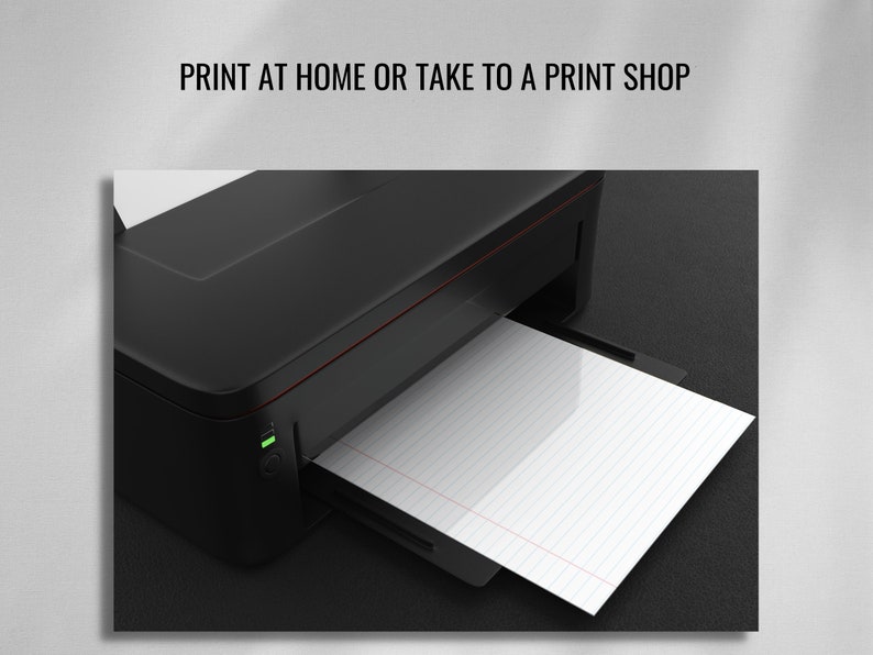 Printable Blank Lined Paper Pack, College Ruled Paper, Downloadable PDF ...