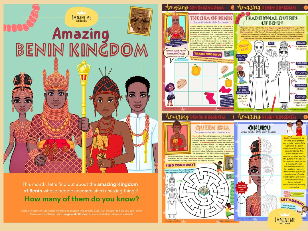 Benin Kingdom Educational Activity Pack for Kids, Black History ...