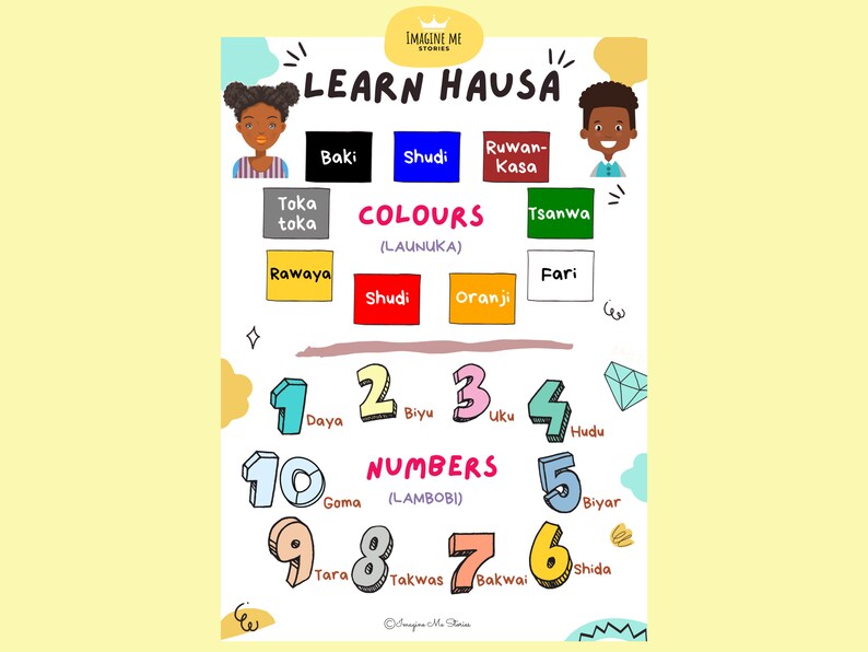 Hausa Educational Activity Pack for Kids, Black History Printable ...