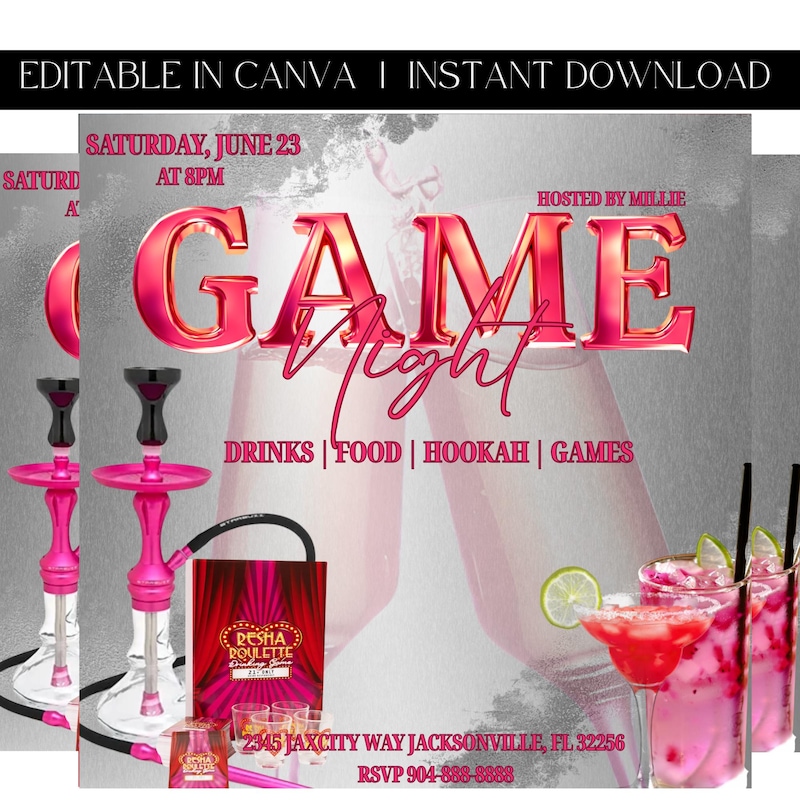 Hookah Game Night - Etsy UK