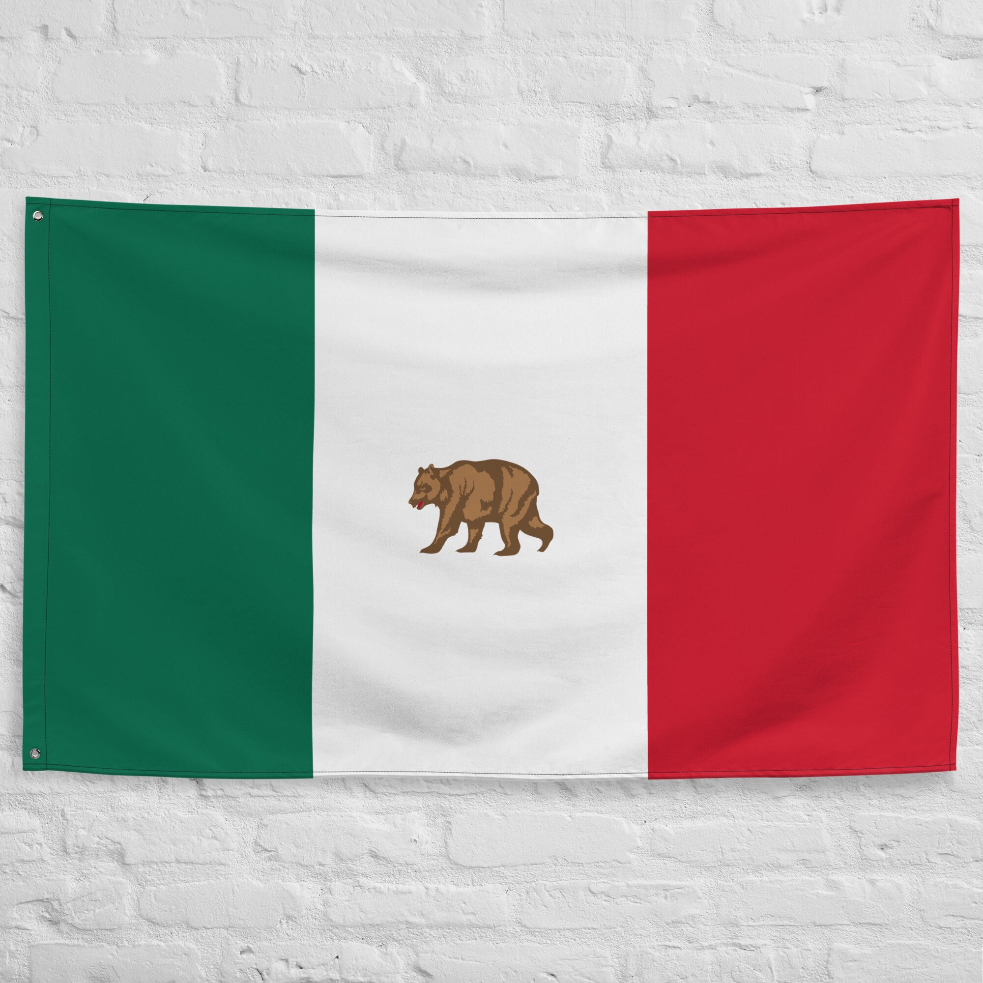 Cal Mex Flag Mexico California - Etsy