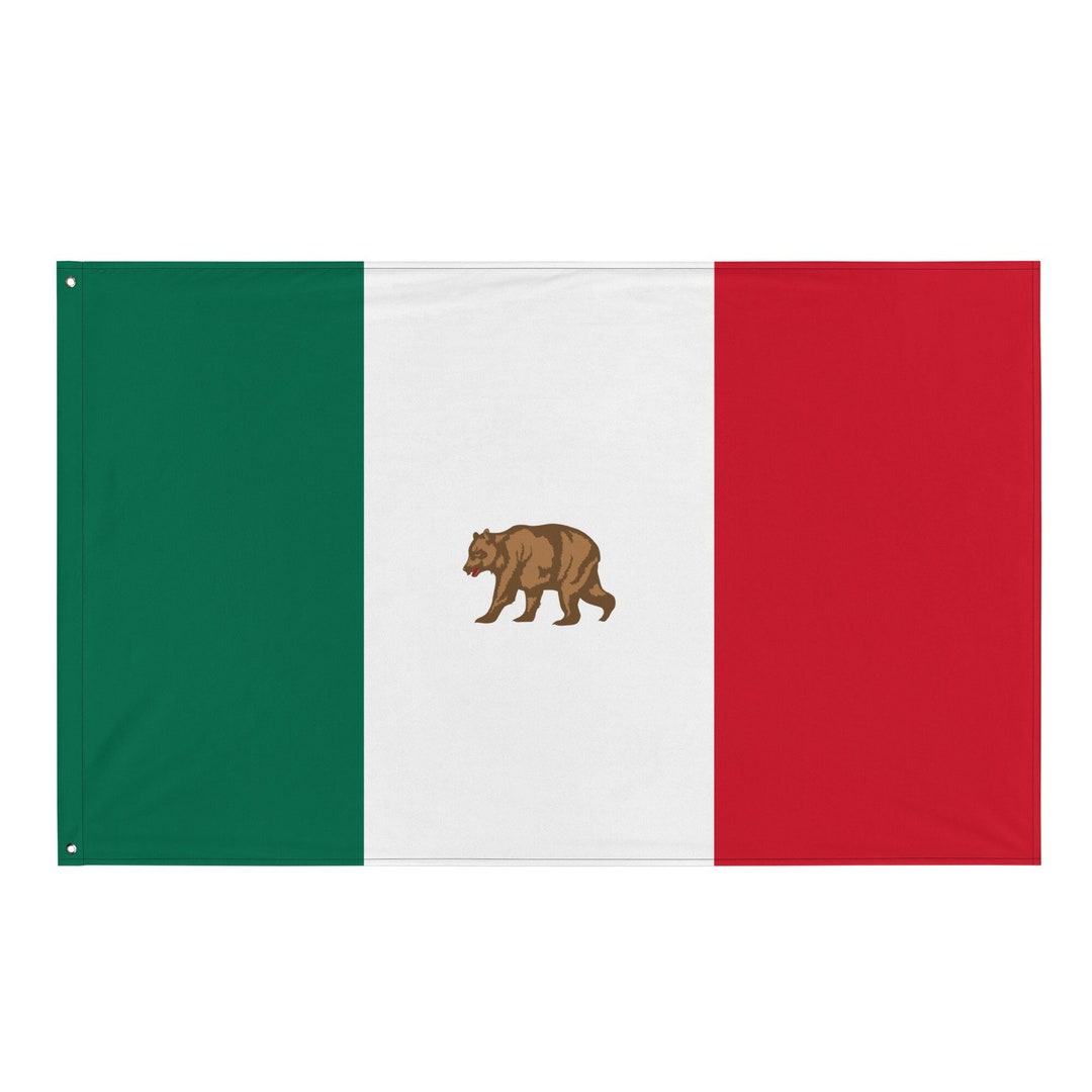 Cal Mex Flag Mexico California - Etsy