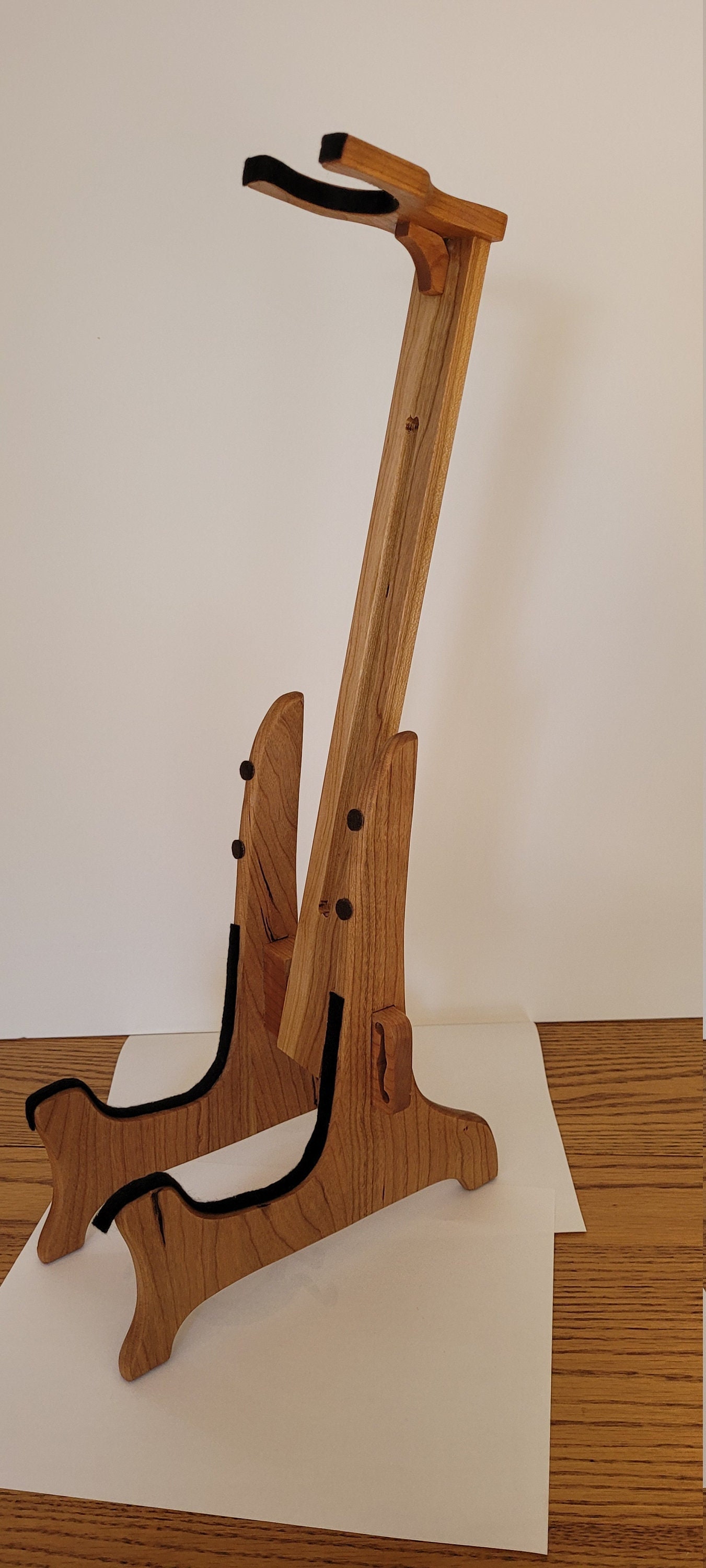 Handcrafted Wooden Mandolin Stand - Etsy