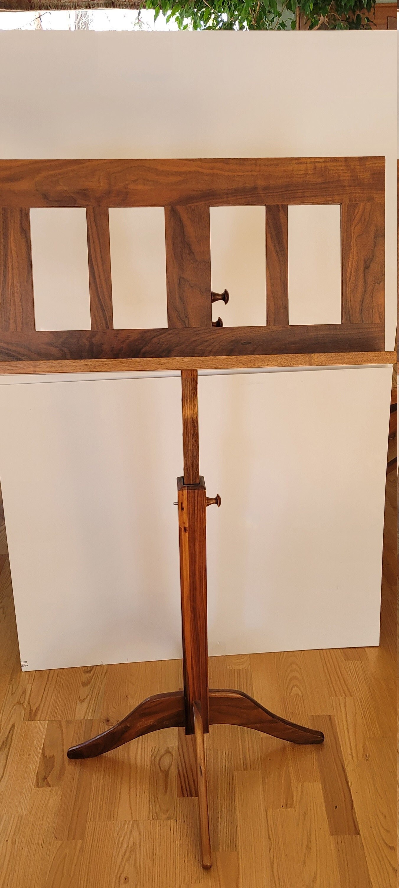 Wooden Music Stand, Custom Design and Hand Crafted - Etsy