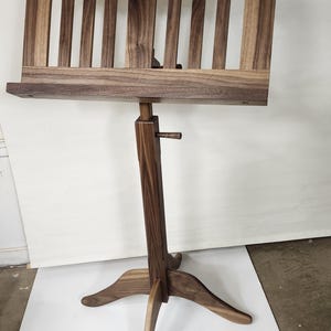 Wooden Music Stand, Custom Design and Hand Crafted - Etsy