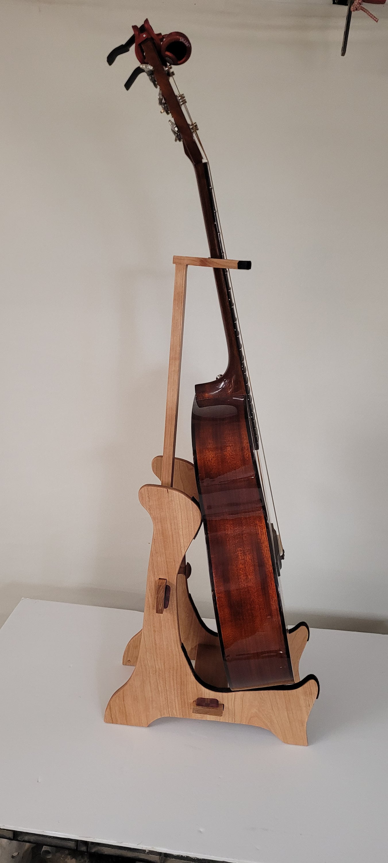 Handcrafted Wooden Guitar Stand - Etsy