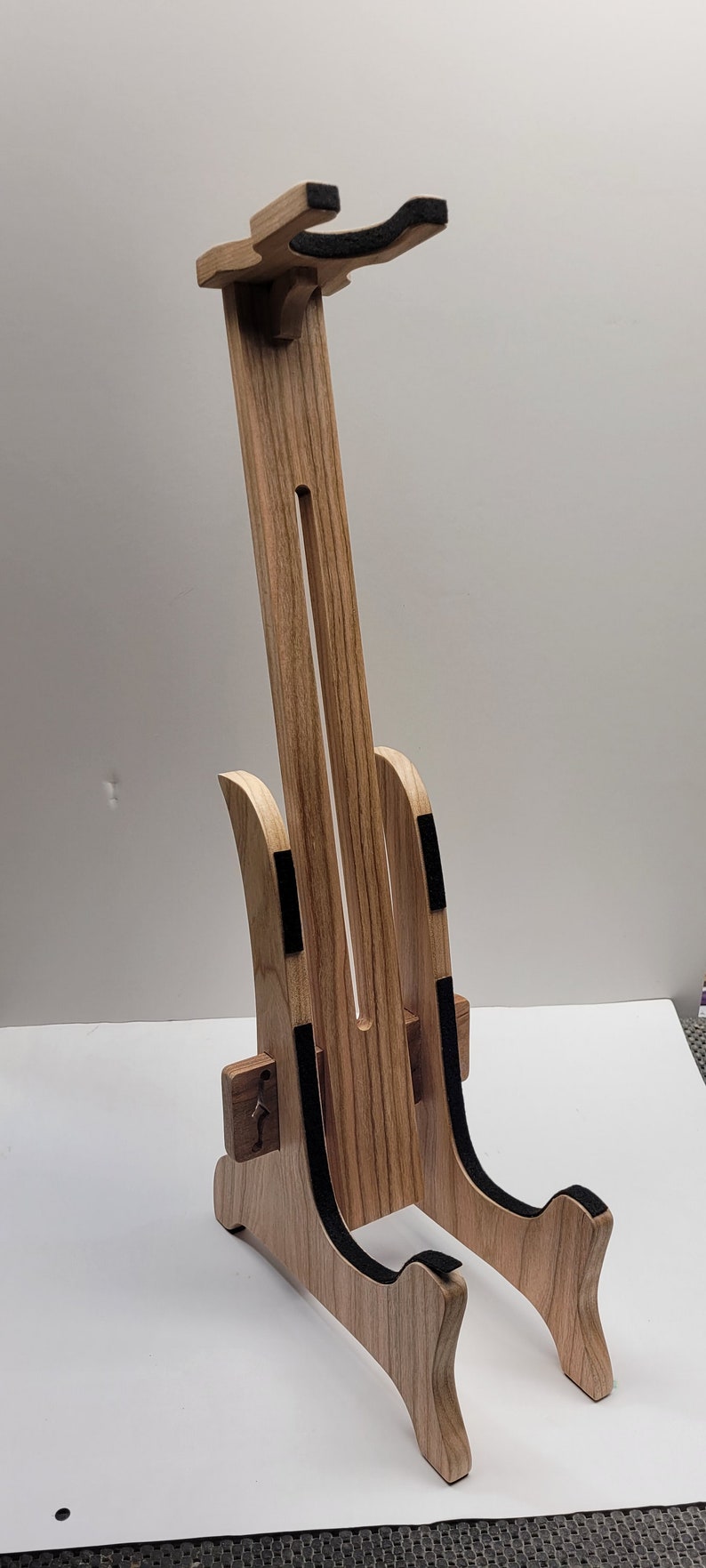 Handcrafted Wooden Mandolin Stand - Etsy