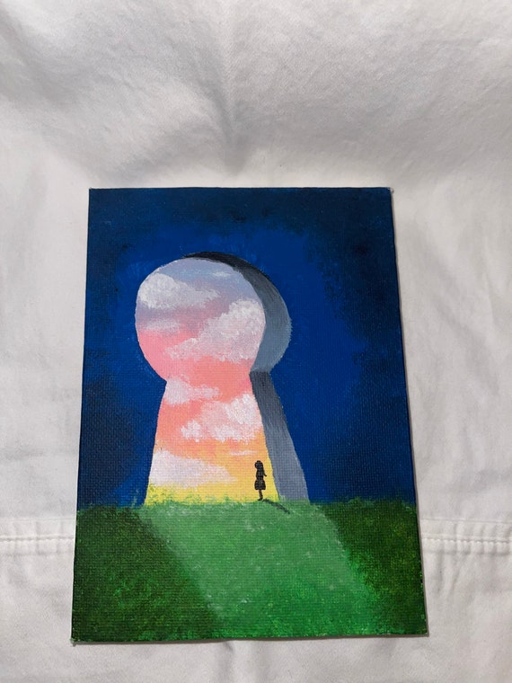 Through The Keyhole Drawing