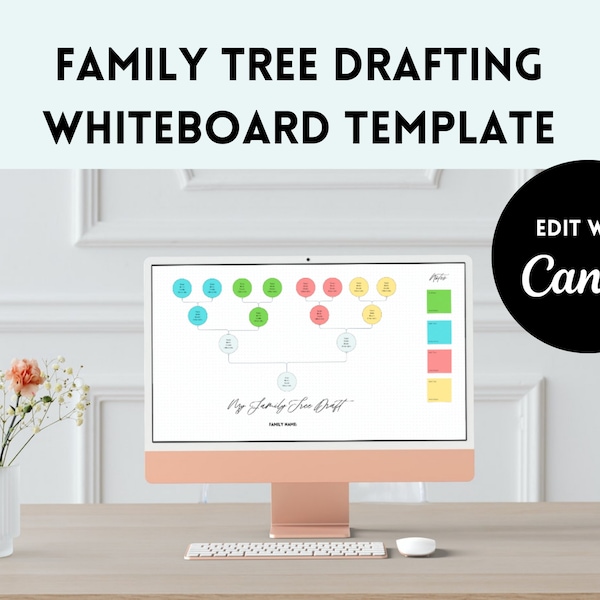Connections Family Tree Template - Etsy