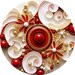 12 Stunning Red & Gold Christmas Ornament Set Bundle - Etsy