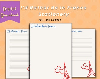 French Writing Paper - Etsy