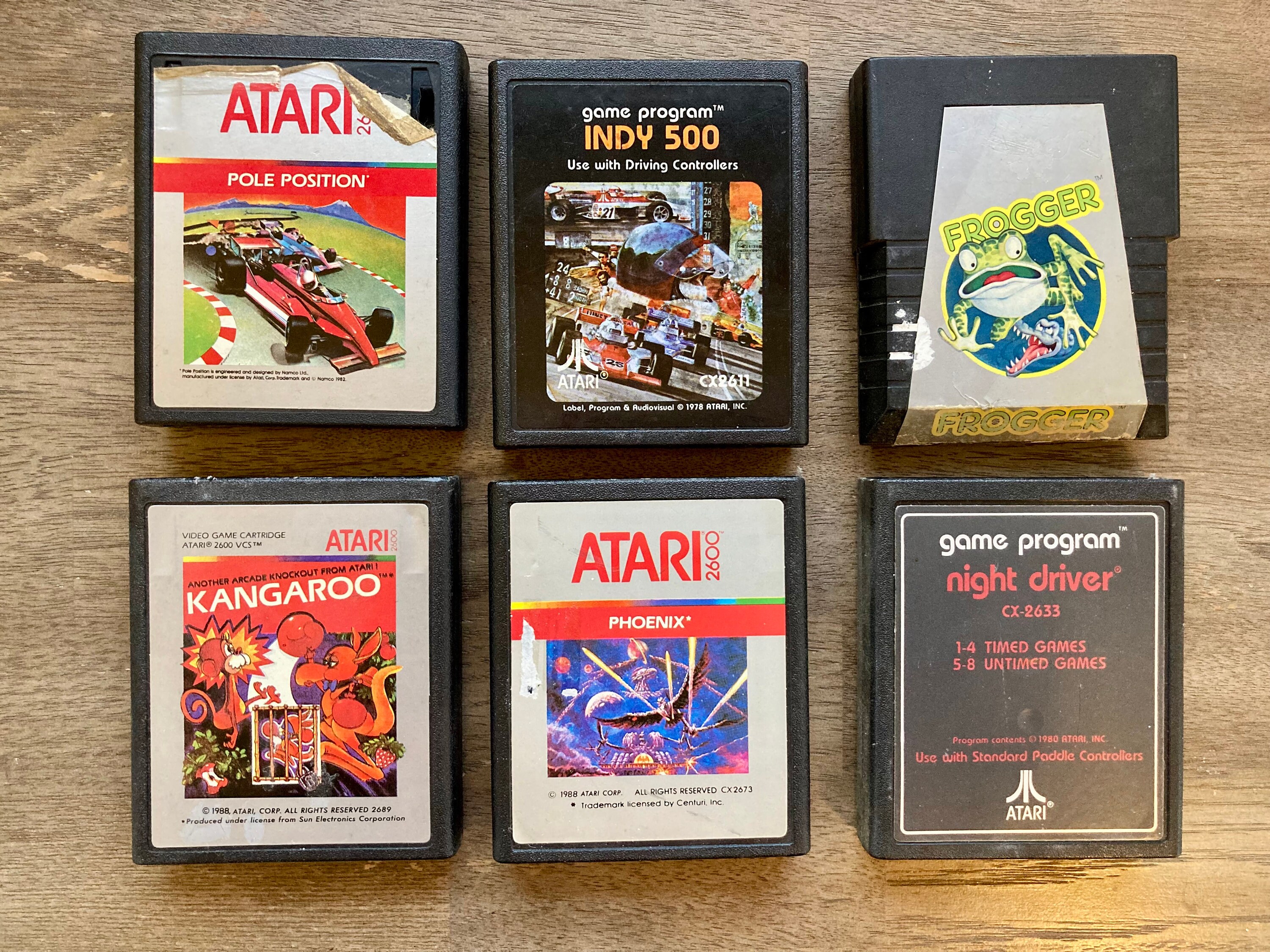 Atari Games Collection of 6 Racing Theme Pole Position - Etsy