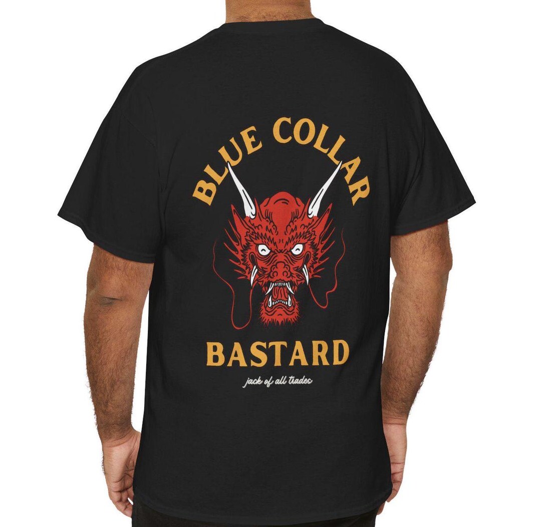 Blue Collar T-shirt, Funny T-shirt, Gift for Him, General Contractor ...