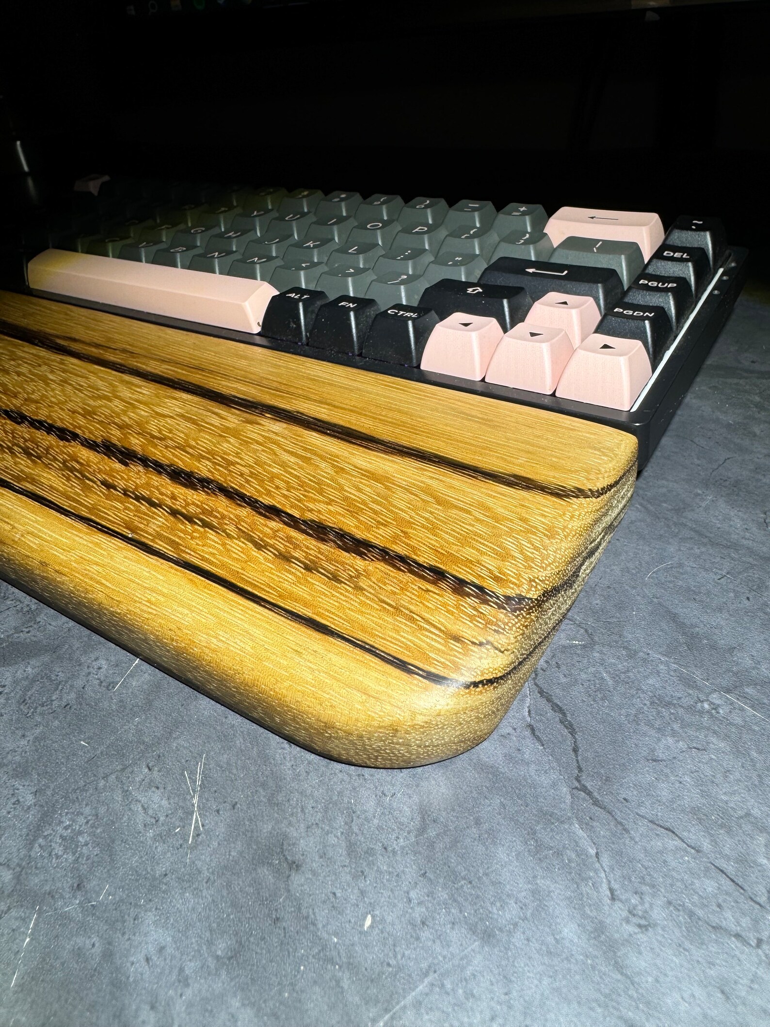Handmade Zebra Wood Wrist Rest - Palm Rest - Custom, Made to Order ...