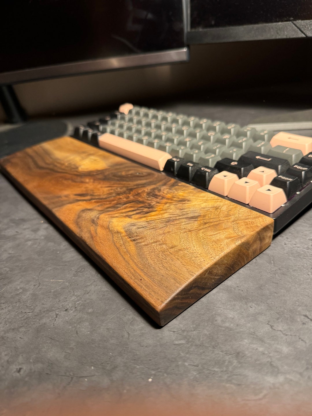 The Standard Walnut Keyboard Wrist Rest - Etsy