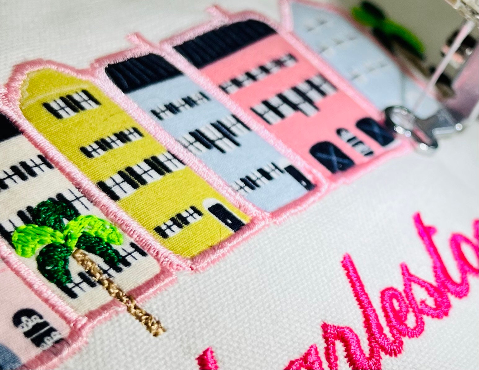 Charleston Rainbow Row Sweatshirt Embroidered Charleston Sweatshirts ...