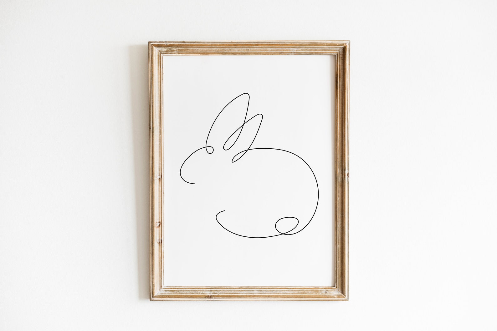 Bunny One Line Art, Rabbit One Line, Bunny Line Art, Bunny Minimalist ...
