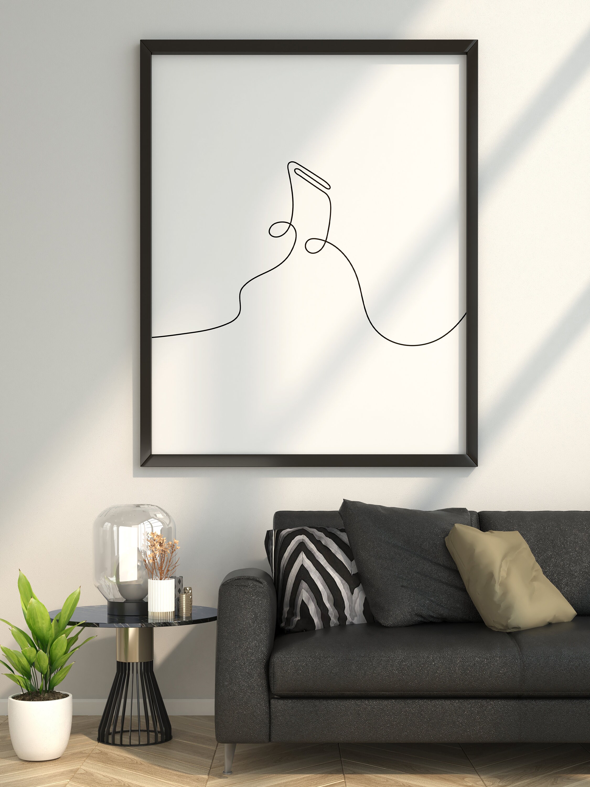 Music One Line Art, Music Note Line Art, Music One Line Drawing ...