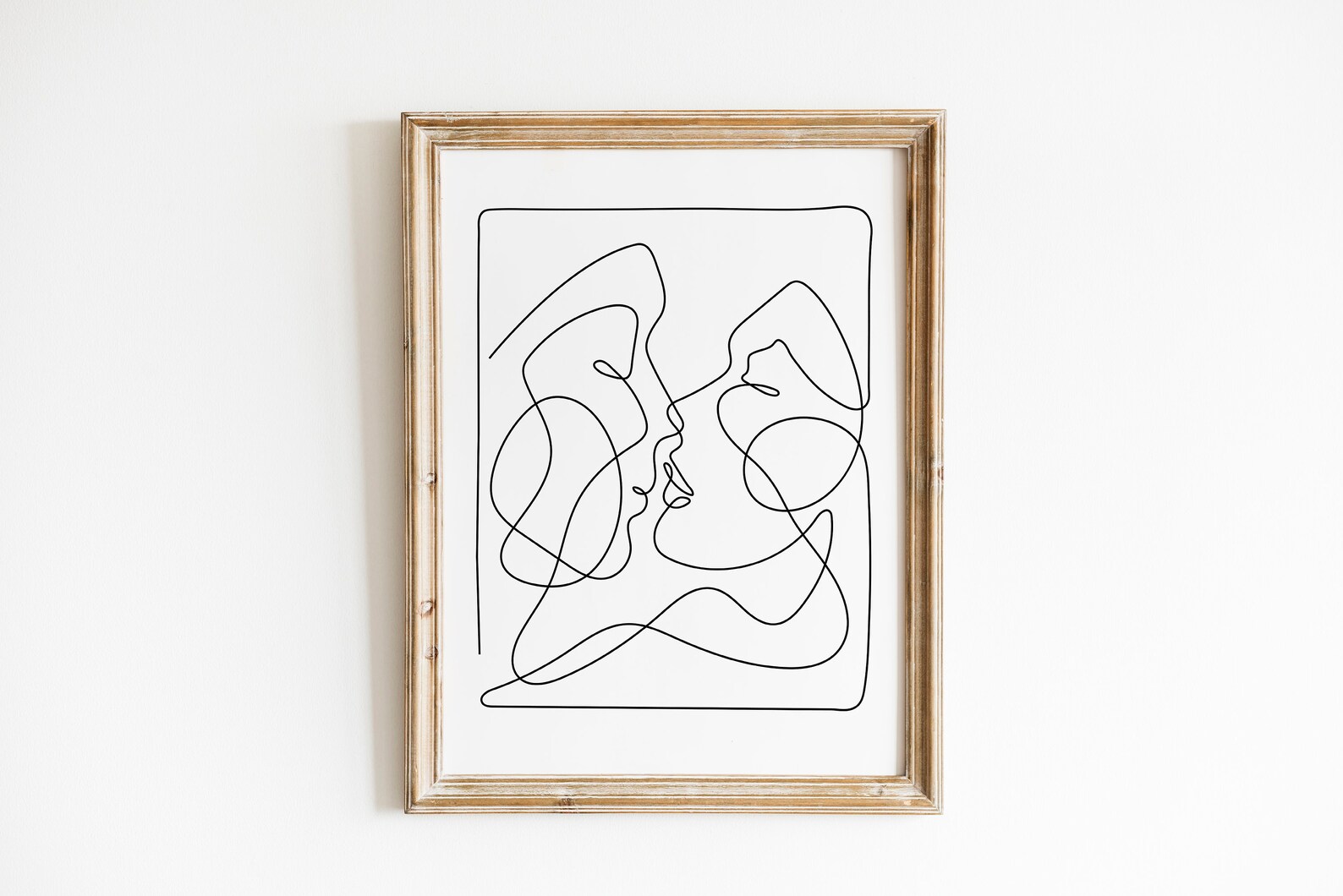 Relationship One Line Art, Kissing Couple One Line, Couple Minimalist ...