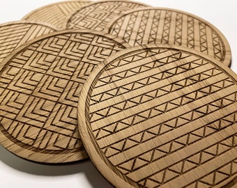 Geometric Coasters | Etsy UK