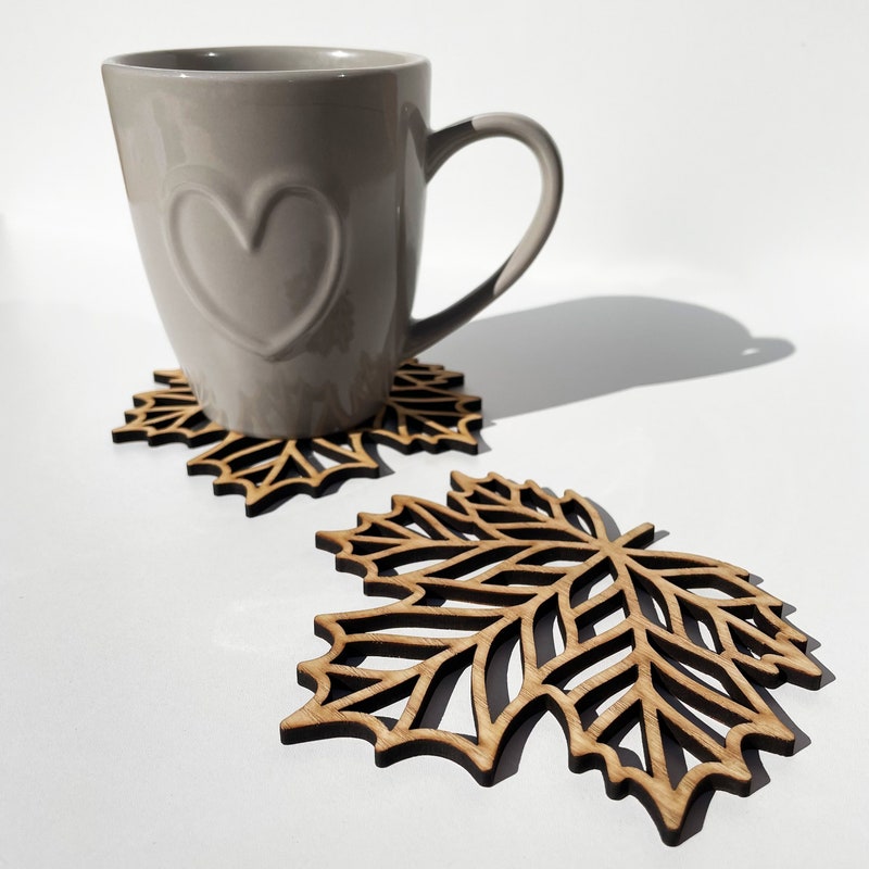 Leaf Coasters - Etsy