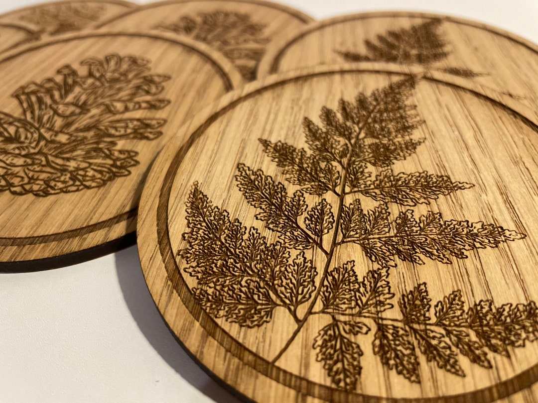 Autumnal Coasters - Set of 6 - Nature Coasters - Rustic Home Decor ...