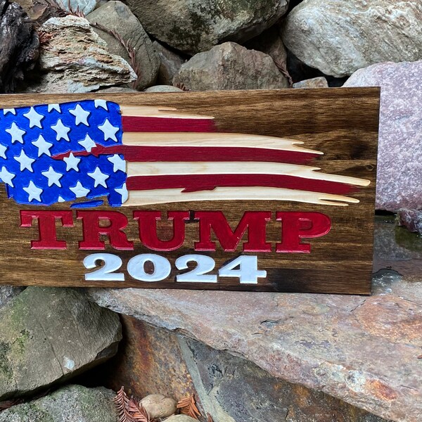 Trump Wood Sign - Etsy