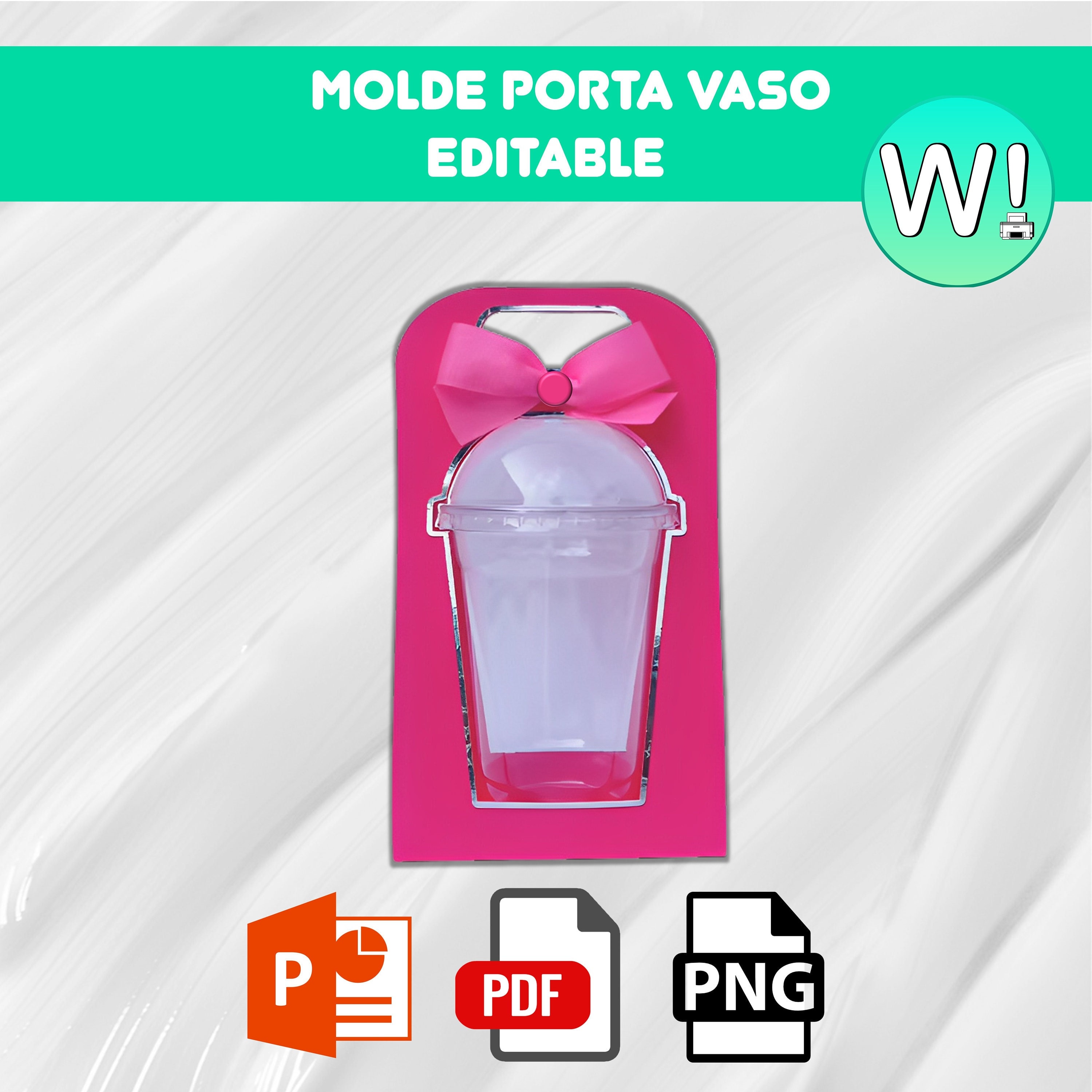 Kit Imprimible Printable Molde Porta Vaso Golosinero Editable Domo ...