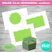 Printable Kit Printable Hexagonal Box Mold 3 Editable Sizes - Etsy
