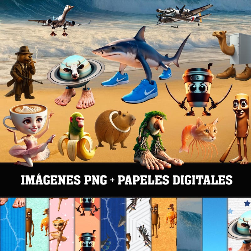 Brainrot Plantilla Papercraft - Etsy Canada