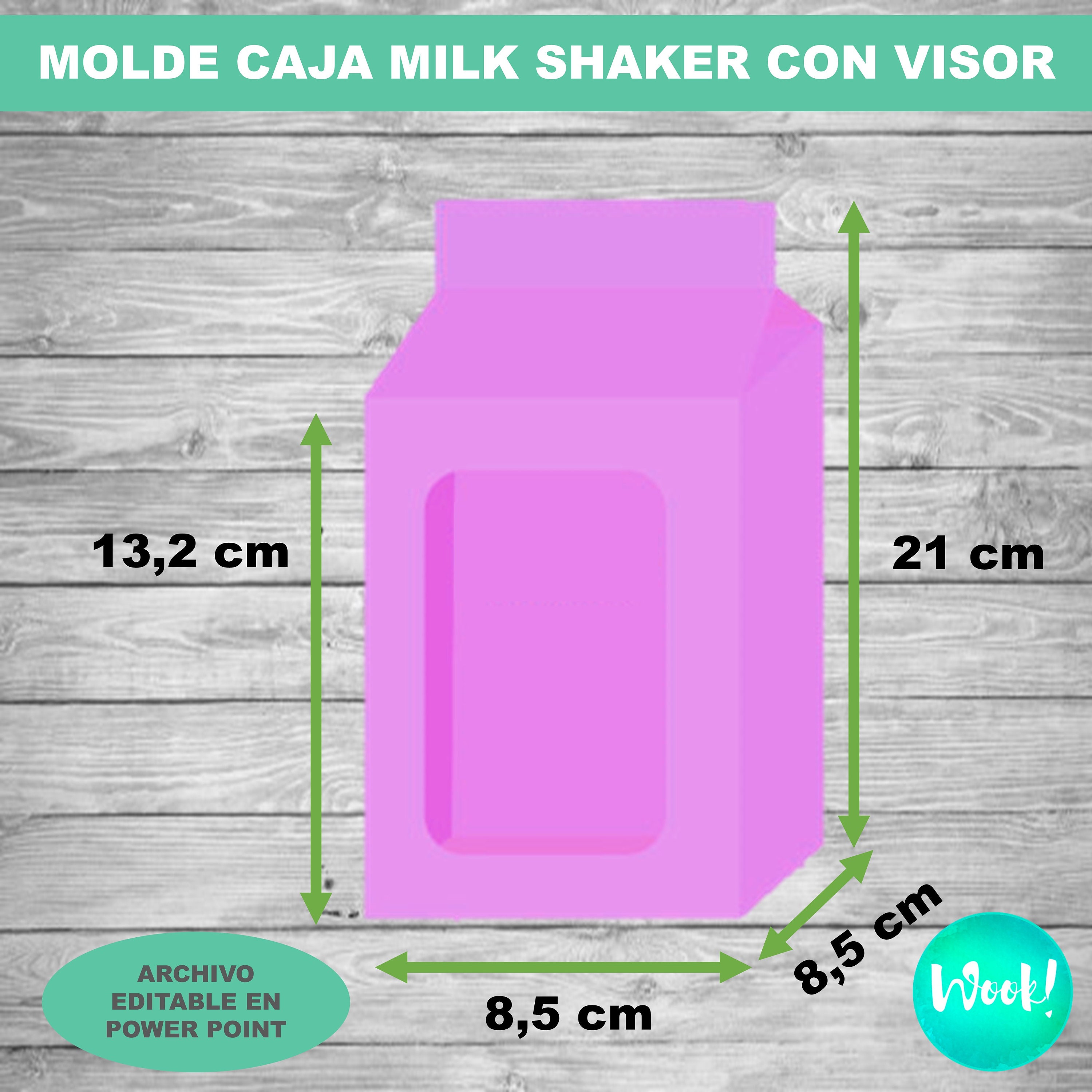 Printable Kit Printable Milk Box Shaker Mold With Editable Viewer - Etsy