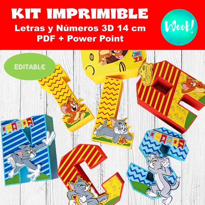 Printable Kit Printable Mold Letters and Numbers 3d 14 Cm Editable - Etsy