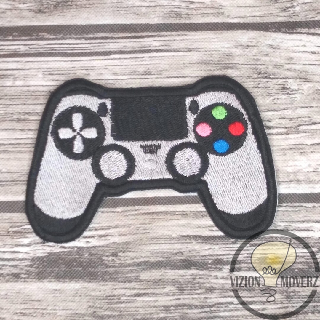 Iron-on Video Game Controller Patch Gamer Patch Embroidered - Etsy