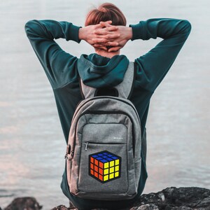 Iron-on Rubik's Cube Patch, Puzzle Game Patch, Speed Cuber Patch, Y2K ...