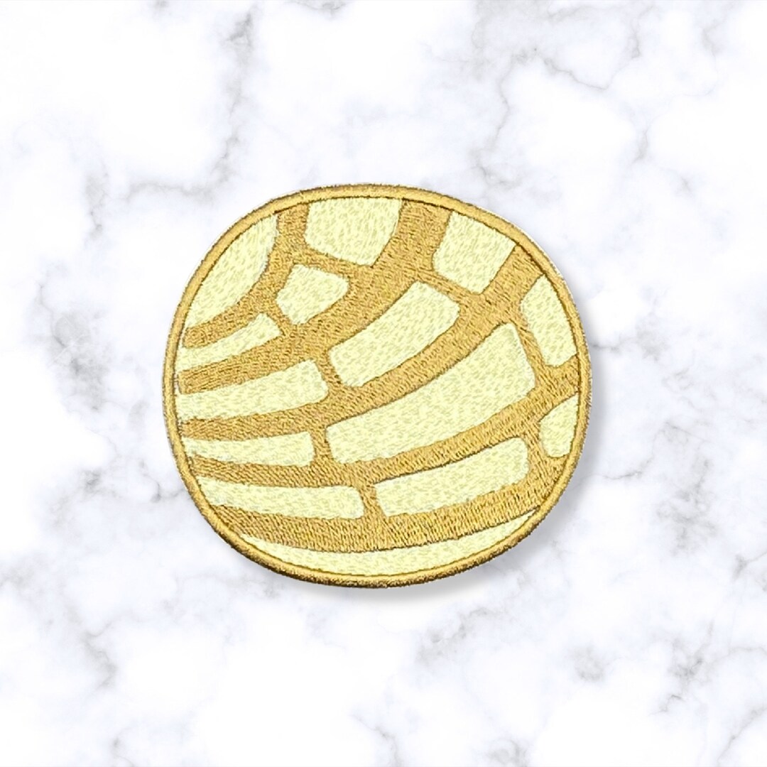 Mexican Conchas Patch, Iron-on Patch, Embroidered Patch, Mexican Pride ...