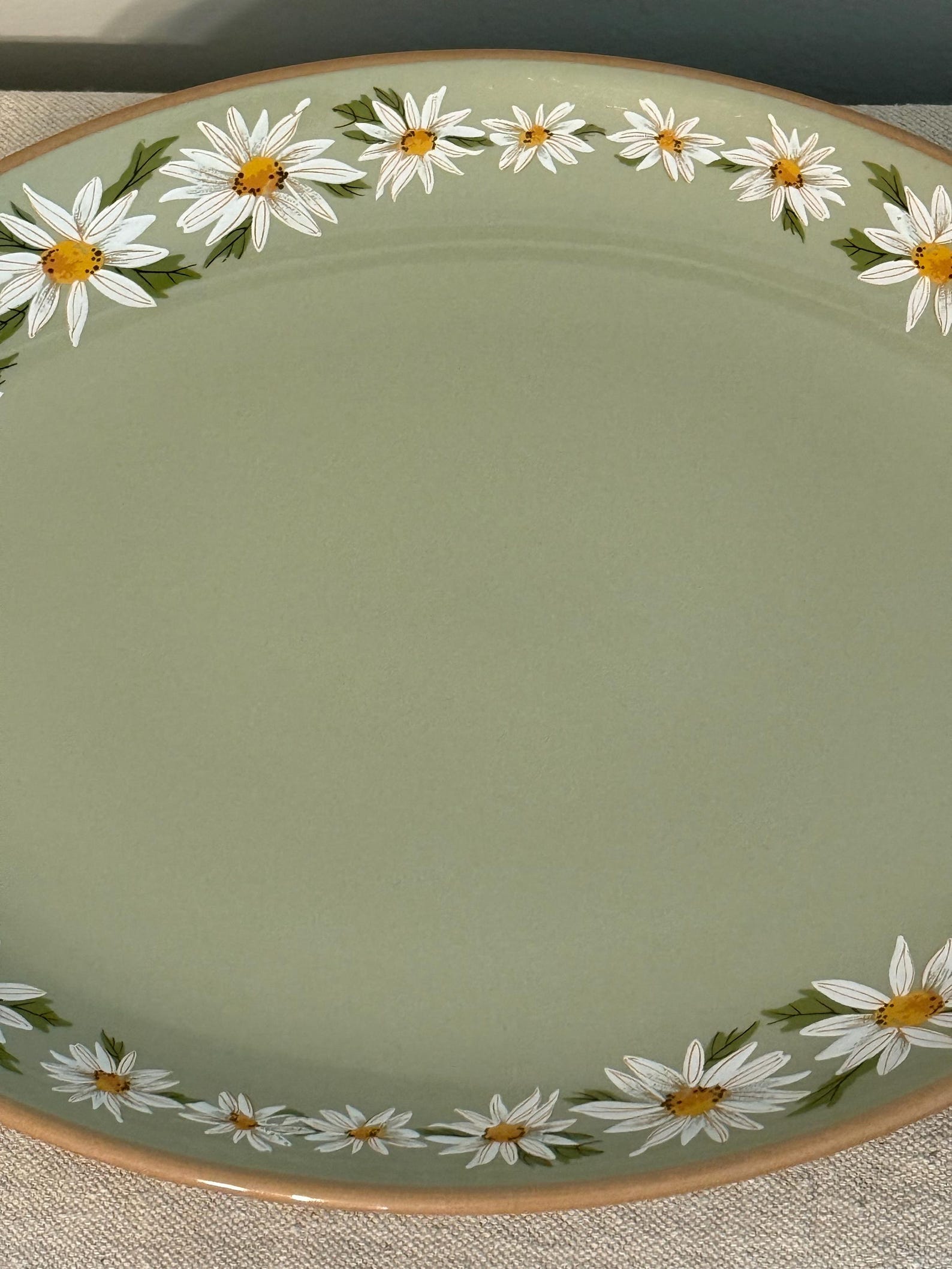 VTG Taylor, Smith & Taylor Lazy Daisy Oval Platter // Made in USA ...