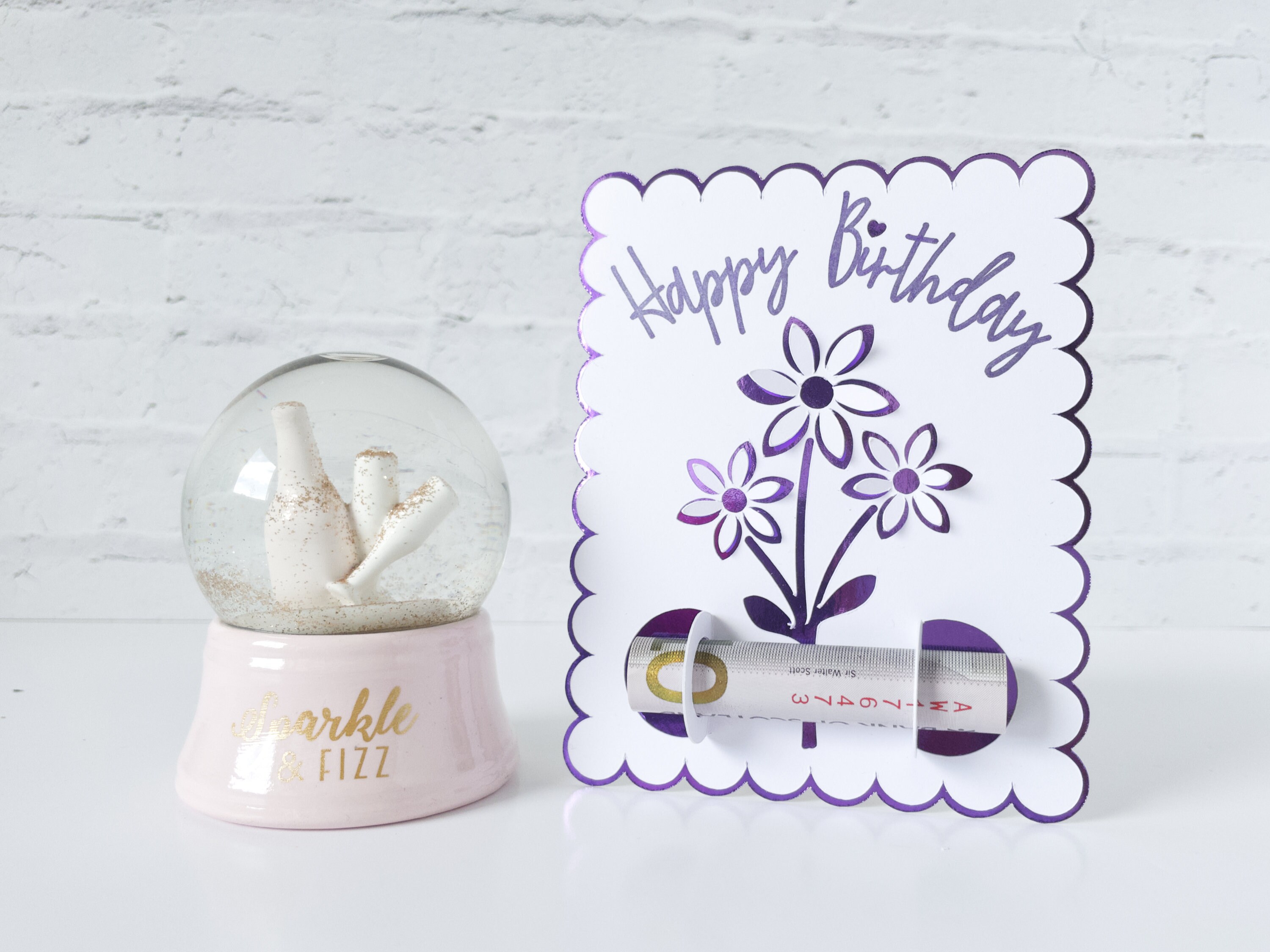 Money Holder Card for Birthday Happy Birthday Gift Card SVG - Etsy