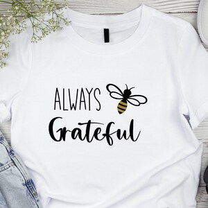Bee Grateful SVG, Motivational Quote, Home Decor (digital File) - Etsy