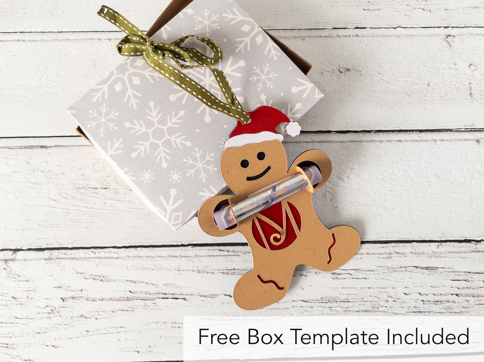 Gingerbread Man Money Holder SVG Christmas Money Holder - Etsy