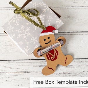 Gingerbread Man Money Holder SVG Christmas Money Holder - Etsy