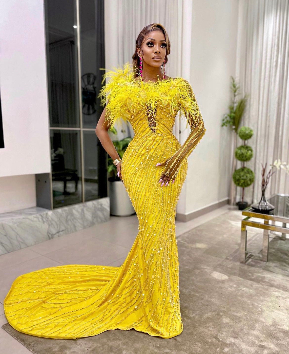 Yellow Homecoming Dresses
