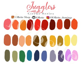 Circus Color Palette | Etsy