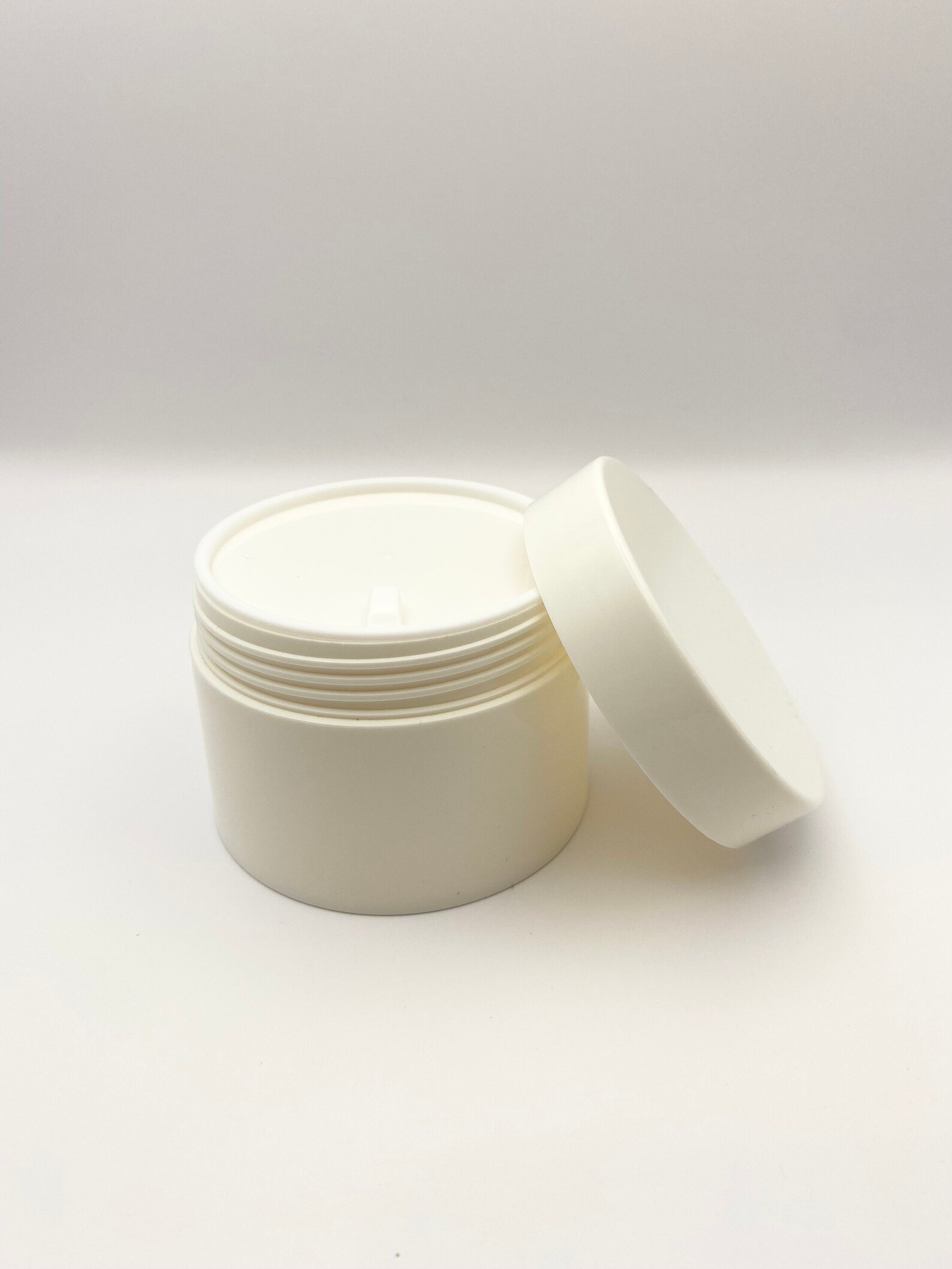4oz Empty White Jar , Cosmetic Container With Lid - Etsy